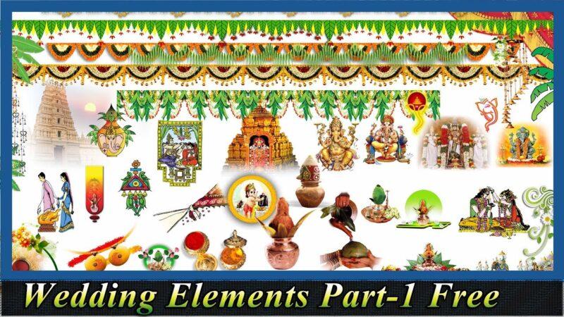 Wedding Clips Elements - Kutty Design