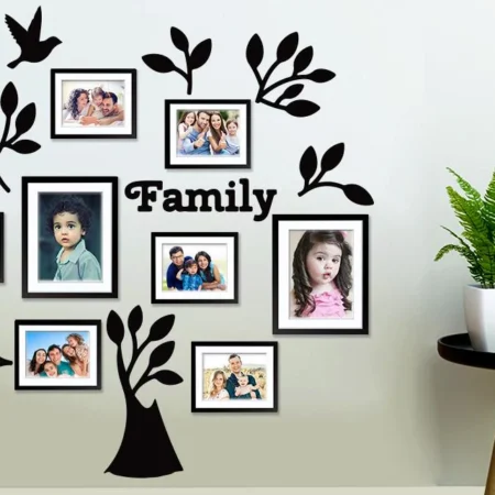 Family Tree Photo Frame Collage Set of 8 - Kutty Design