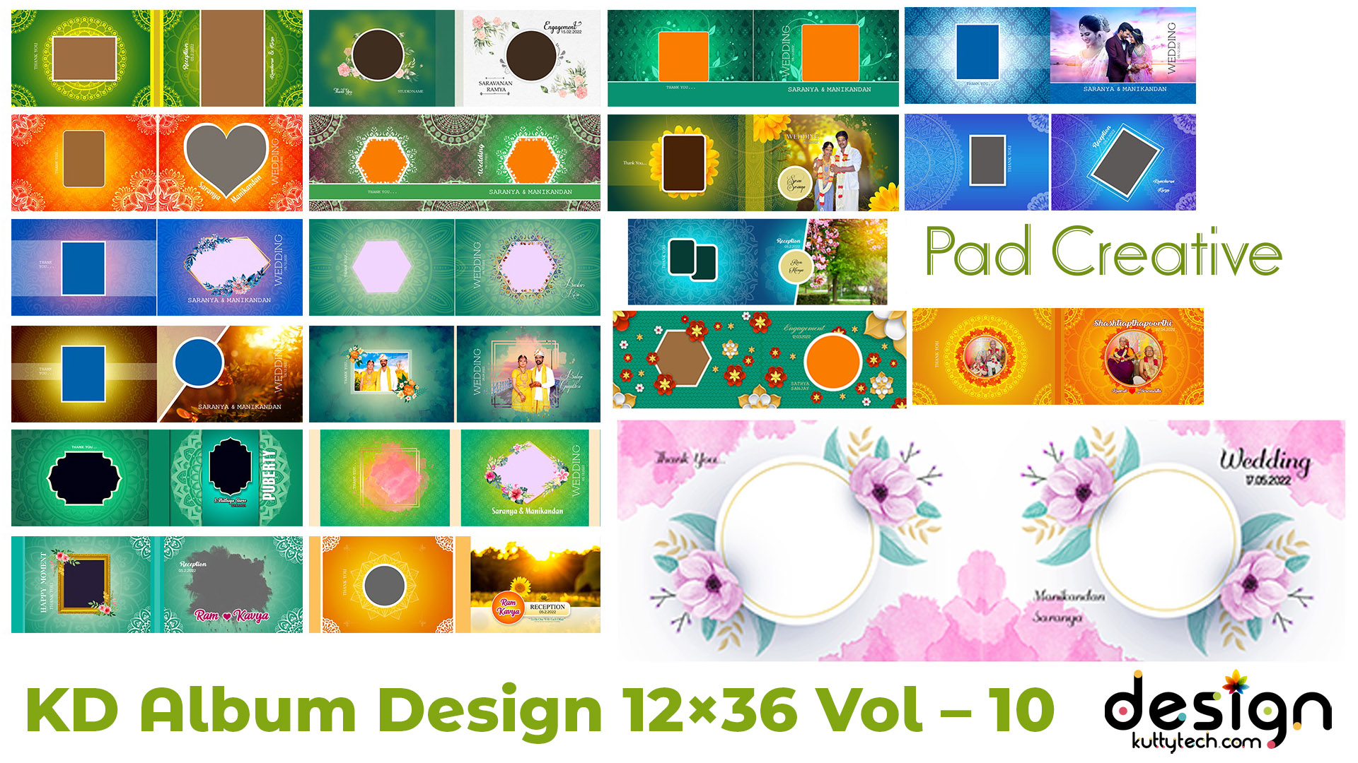 KD Album Design 12×36 Vol – 10 Cover Page - Kutty Design