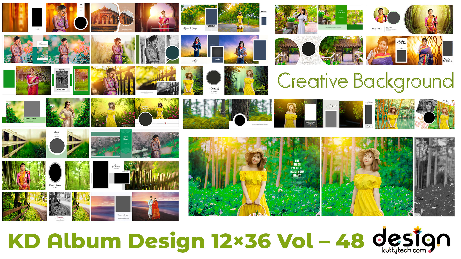 12x36-Wedding-Album-PSD-VOL-001 - Kutty Design